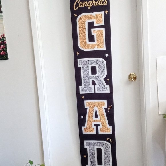 Party Supplies | Congrats Grad Door Sign And Happy Graduation Banner ...